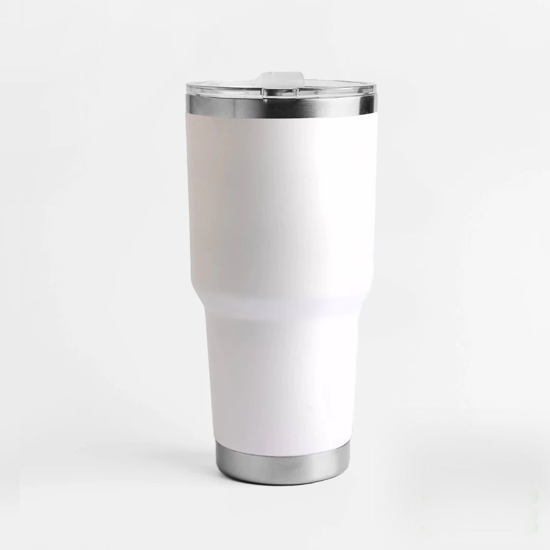 Termo Genérico 30 oz con Tapa Antiderrame Blanco – Termos Yeti Mexico