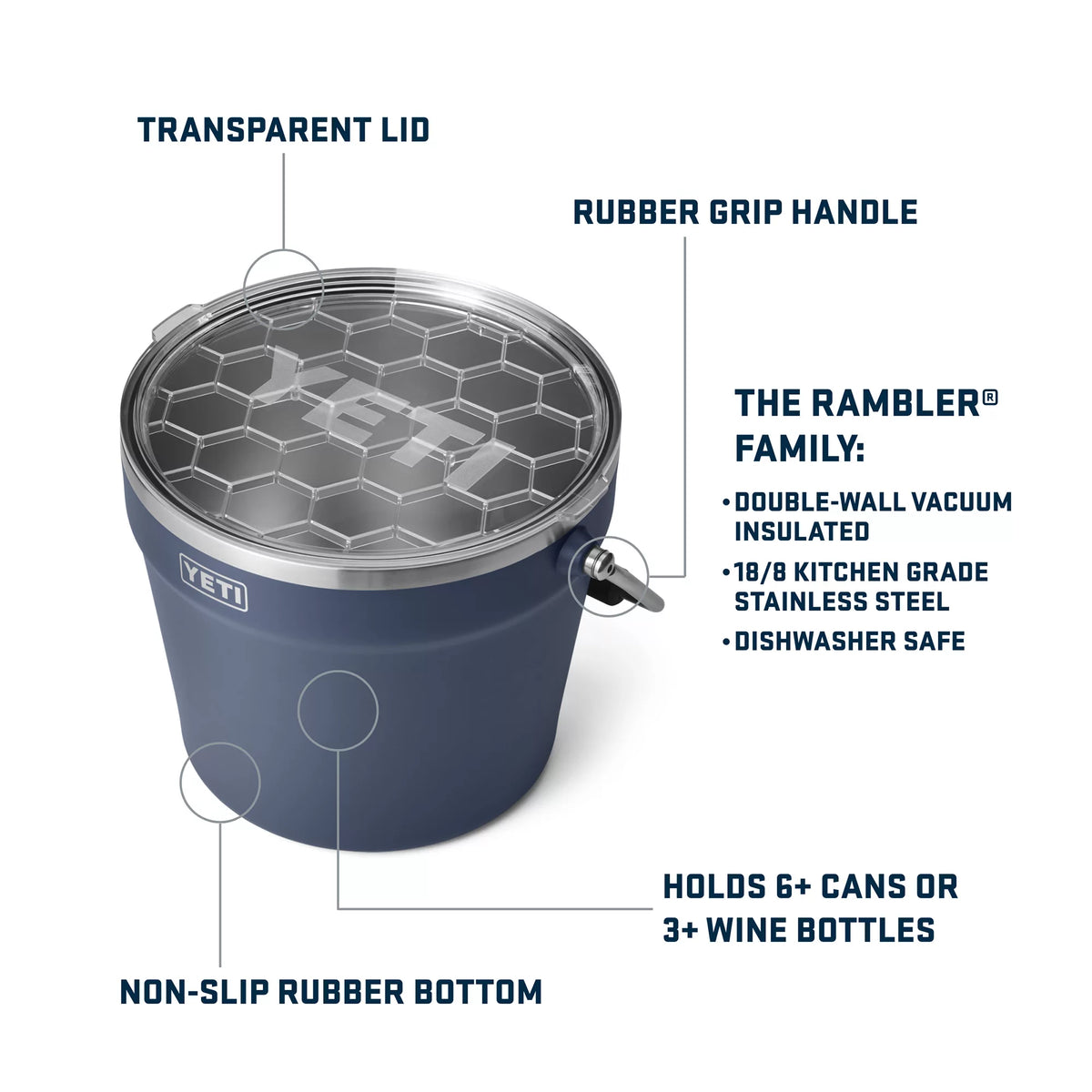 Yeti Rambler Beverage Bucket – Termos Yeti Mexico