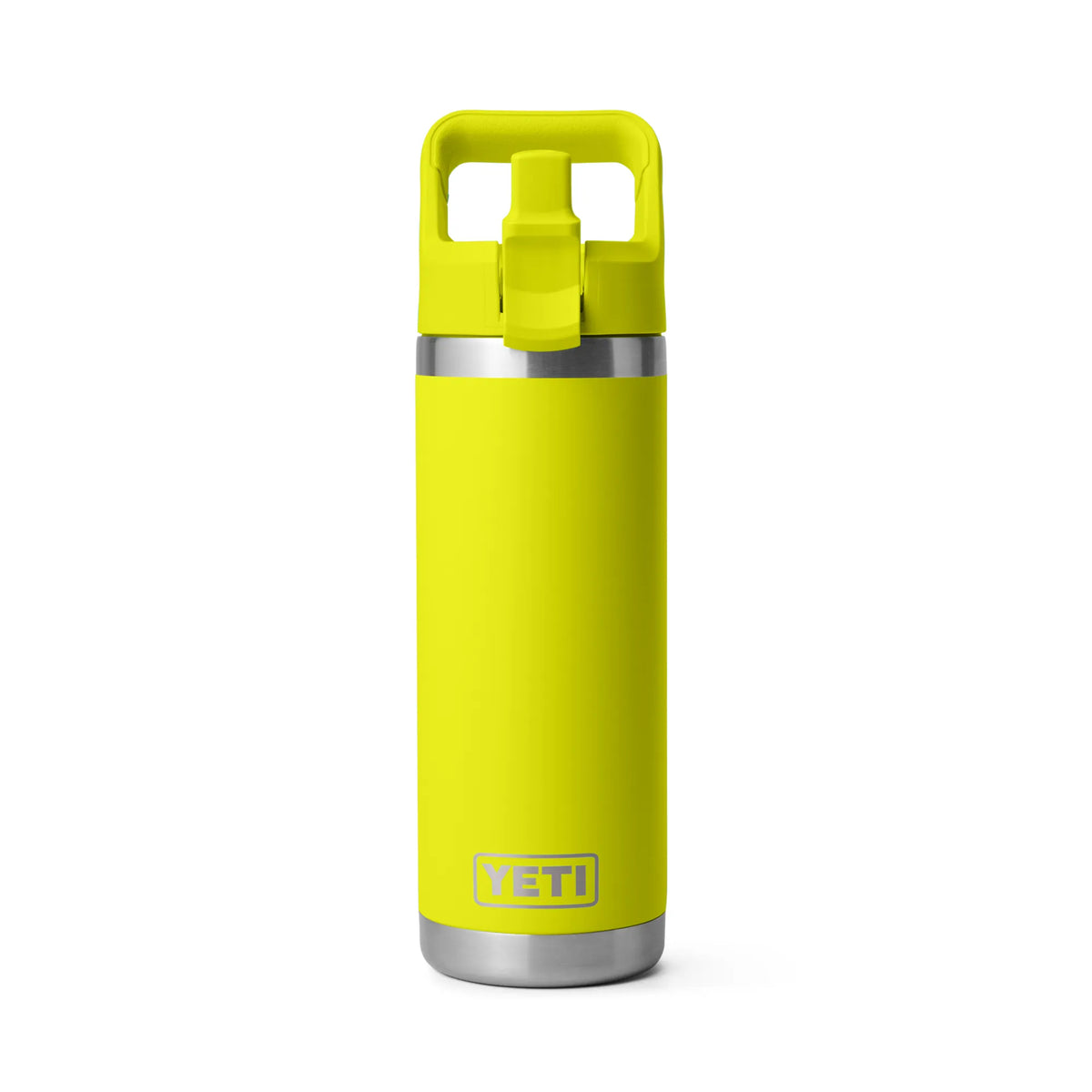 Termo Yeti 18 oz Rambler Bottle con tapa Straw - Firefly Yellow ...